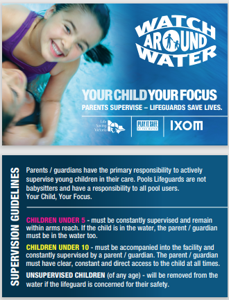 Watch Around Water Lifeguard Card - various languages – Life Saving ...