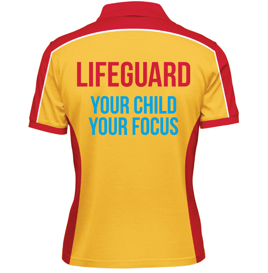 Pool Lifeguard Polo Shirt Women's fit - Long Sleeve & Short Sleeve ...