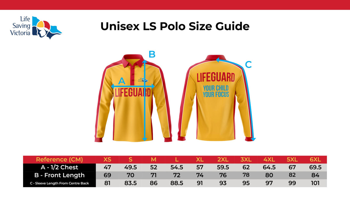 Pool Lifeguard Polo Shirt Men's fit - Long Sleeve & Short Sleeve – Life ...